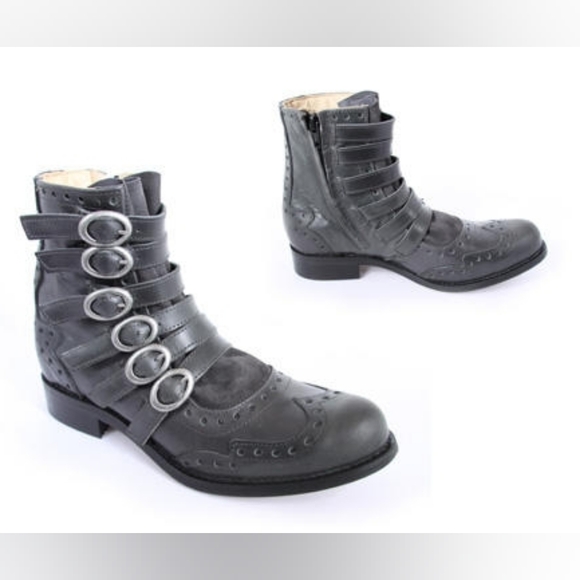 John Fluevog | Shoes | John Fluevog Greyish Green Adrian Alli Boots ...
